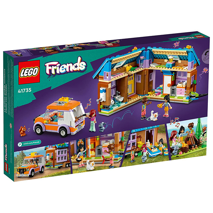 LEGO Friends Mobile Tiny House, Forest Camping Opening Dollhouse ...