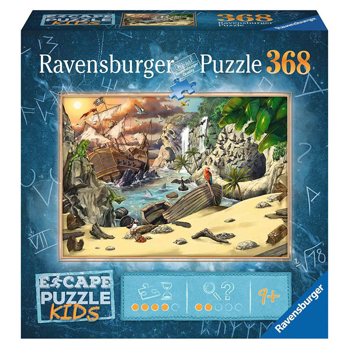 Ravensburger Escape Kids: Pirate S Peril, 368 Pieces Puzzle | Mind ...