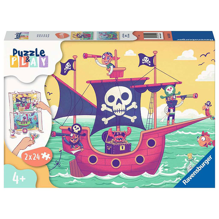 Ravensburger Puzzle And Play: Land In Sight, 2 X 24 PC Puzzle | Mind ...