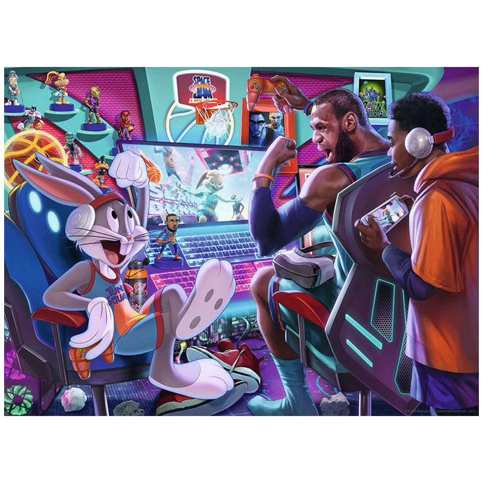 Ravensburger Space Jam: Gamestation 300 Pieces Puzzle | Mind Games Canada