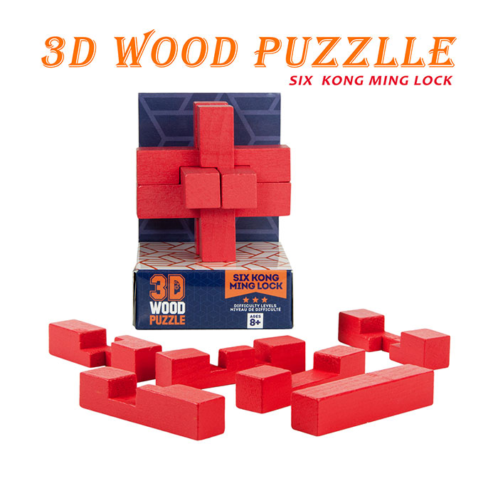 3D Luban Puzzle Assorted | Mind Games Canada