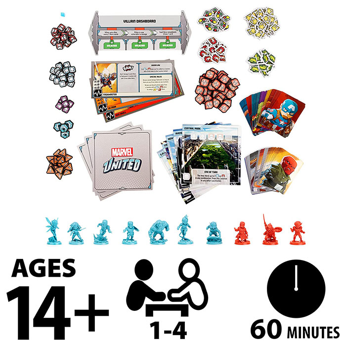 Marvel United: Superhero Card Strategy Game With Spiderman And Dr ...