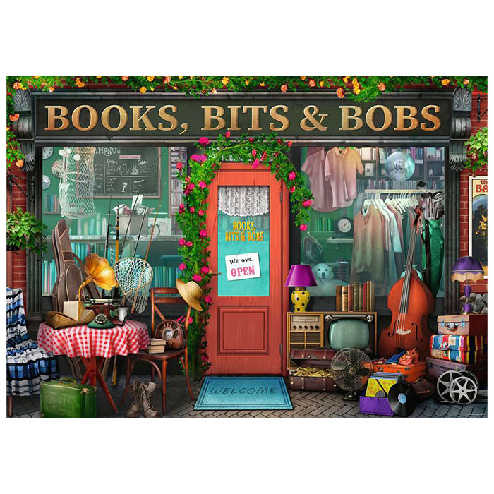 Ravensburger Books, Bits And Bobs 1000 Piece Jigsaw Puzzle | Mind Games ...