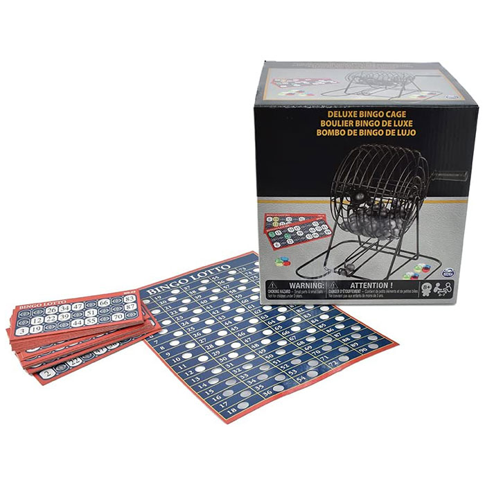 Deluxe Bingo Lotto Cage Game | Mind Games Canada