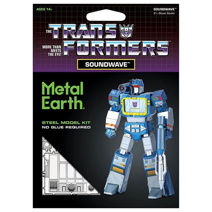 Metal Earth Transformers Soundwave Color 3D Metal Model Kit ...