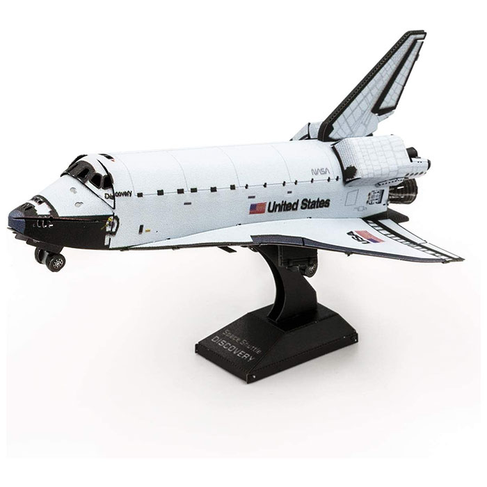 Fascinations Metal Earth Space Shuttle Discovery Color Version 3D Metal ...