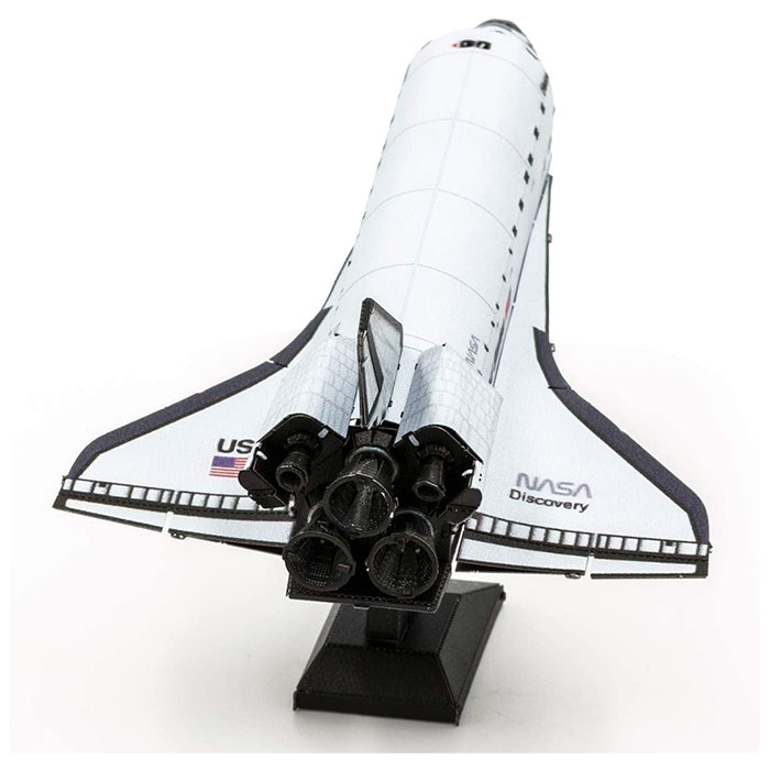 Fascinations Metal Earth Space Shuttle Discovery Color Version 3D Metal ...