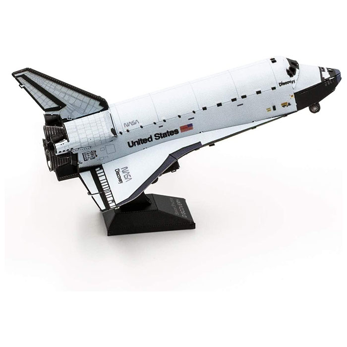 Fascinations Metal Earth Space Shuttle Discovery Color Version 3D Metal ...