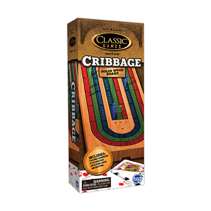 Cribbage Board Classic Games Folding With Cards | Mind Games Canada
