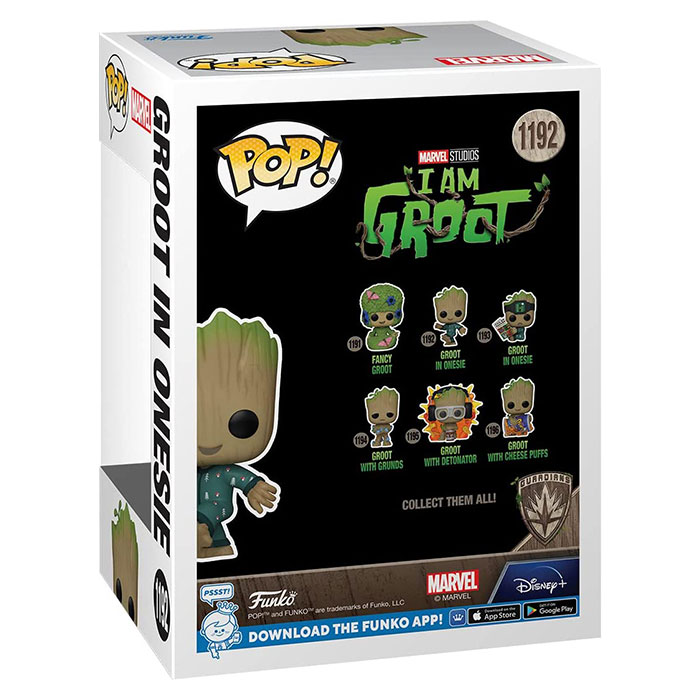 Funko Pop! Marvel I Am Groot Groot In Onesie | Mind Games Canada