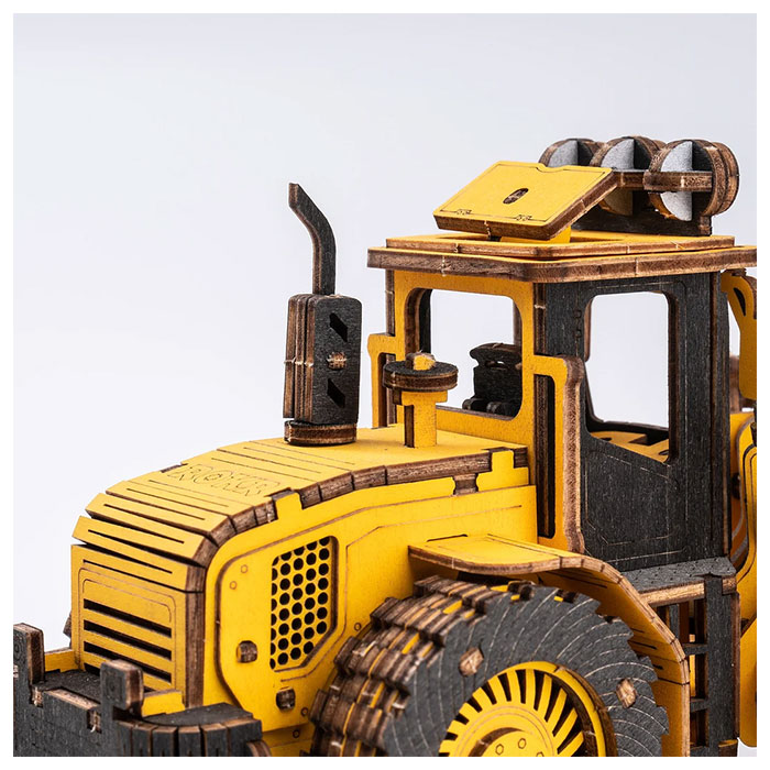 ROKR Bulldozer Engineering Vehicle 3D Wooden Puzzle - 211 PCS | Mind ...
