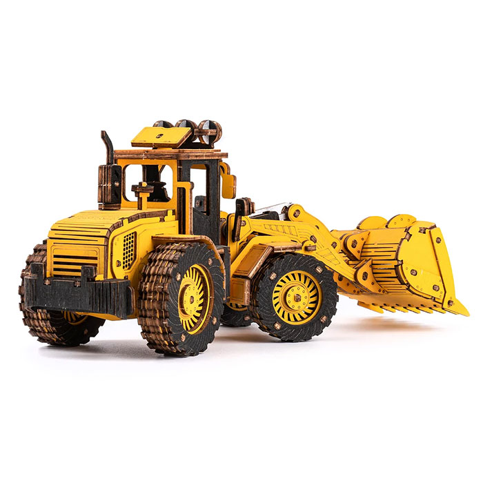 ROKR Bulldozer Engineering Vehicle 3D Wooden Puzzle - 211 PCS | Mind ...