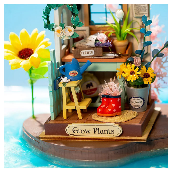 Rolife Dreaming Terrace Garden DIY Miniature House - 72 PCS | Mind ...
