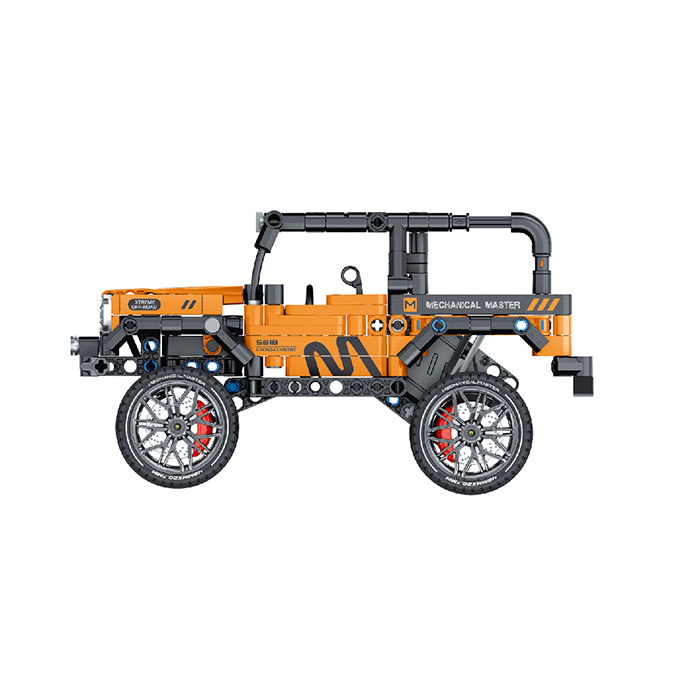 Pull Back Block Kit Off Roader 2 With Shock Absorber - 434 Pieces ...