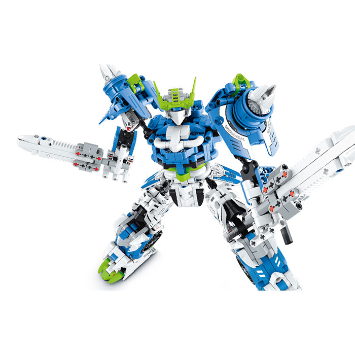 Block Kit Building Block Mecha - 941 Pieces | Mind Games Canada