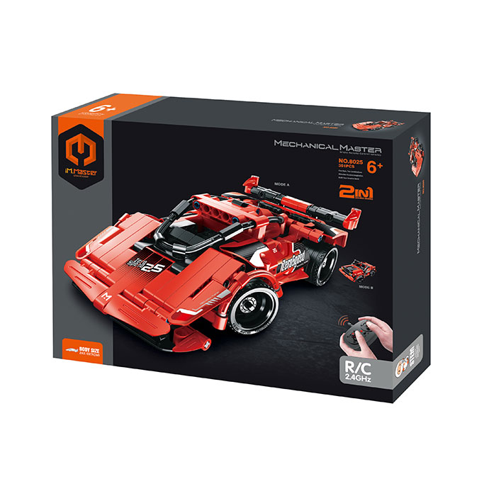 Remote Control Block Kit Super Car 2 In 1 - 341 Pieces | Mind Games Canada