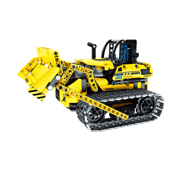 Remote Control And Application Programming Block Kit Crawler Bulldozer ...