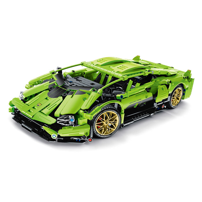 Block Kit Green Super Car - 1130 Pieces | Mind Games Canada