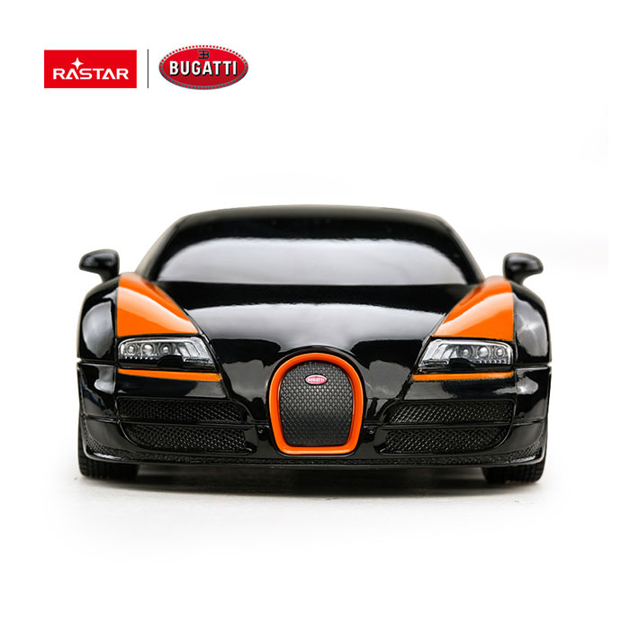 Rastar RC Car Bugatti Veyron 1.24 Grand Sport RC Toy Car Model Black ...