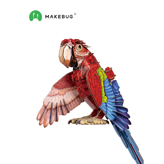 3D Puzzle Macaw - 170 Pieces | Mind Games Canada