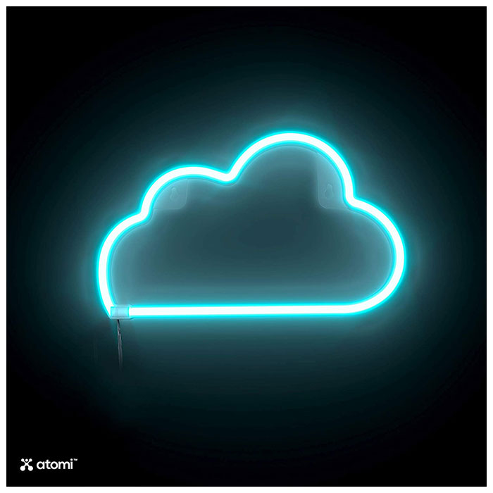 Cloud Baby Blue Atomi Smart Neon LED Light Decorative Wall Art | Mind ...