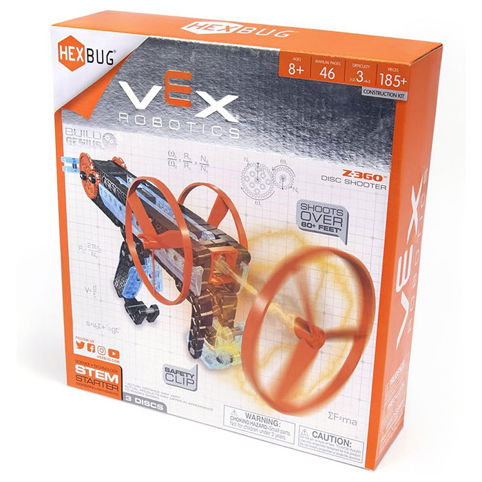 HEXBUG VEX Robotics Z-360 - Ripcord Disc Launcher | Mind Games Canada