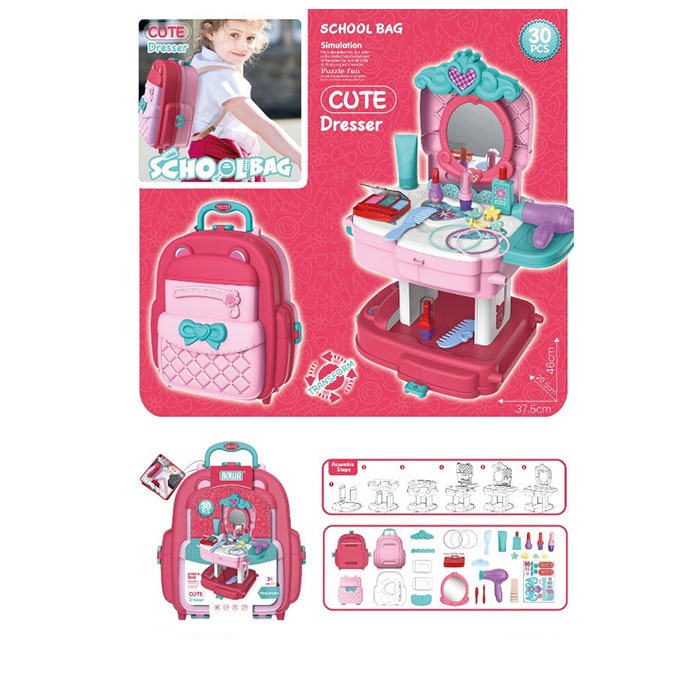 Dresser Playset With Stylish Backpack | Mind Games Canada