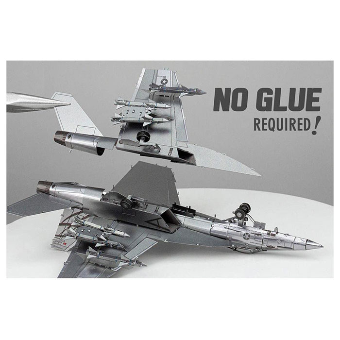 Metal Earth F/A 18 Super Hornet 3D Metal Model Kit | Mind Games Canada