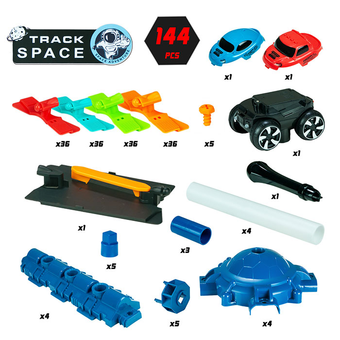 Space Track 144 Pieces | Mind Games Canada