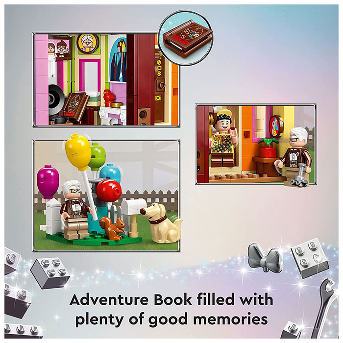 LEGO Disney And Pixar Up House Disney 100 Celebration Building Toy Set ...