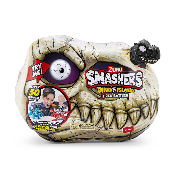 Zuru Smashers Dino Island T-Rex Battle Playset - Series 1 | Mind Games ...