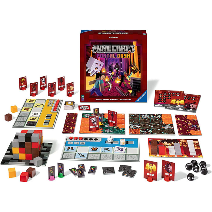 Ravensburger Minecraft: Portal Dash Family Board Games | Mind Games Canada