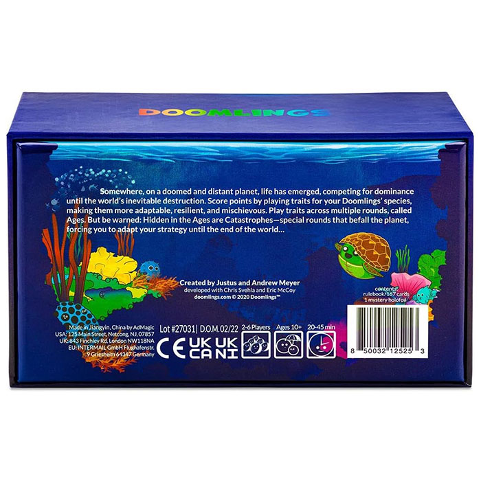 Doomlings Classic Card Game (Lightning Edition) Fun Family Game | Mind ...