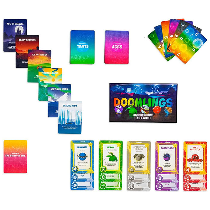 Doomlings Classic Card Game (Lightning Edition) Fun Family Game | Mind ...