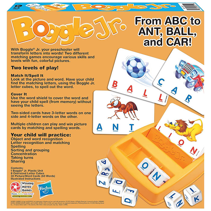Boggle Junior Two Levels Of Play | Mind Games Canada