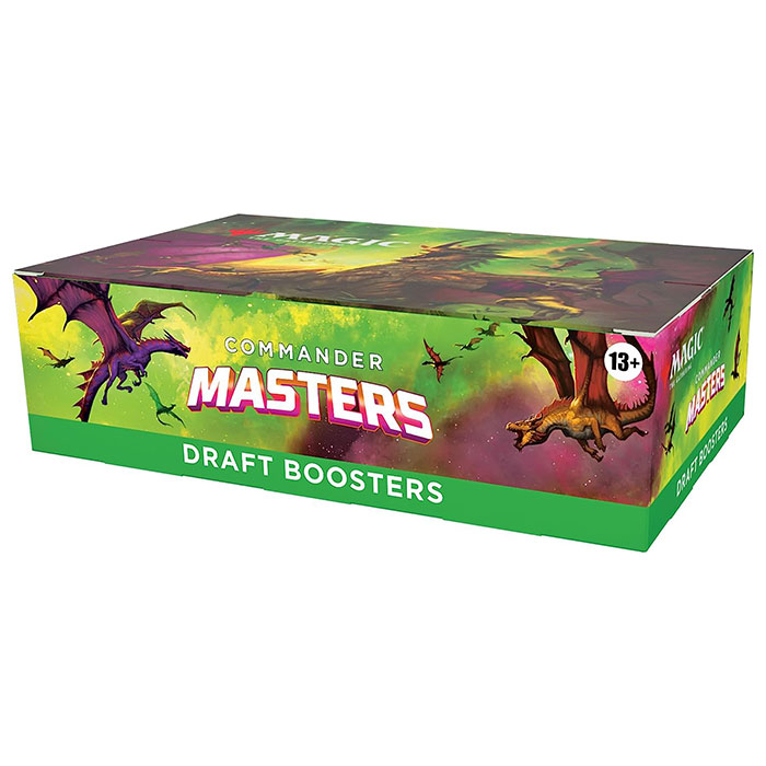 Magic The Gathering TCG Commander Masters Draft Booster Box | Mind ...