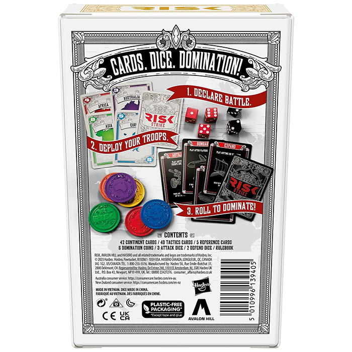 Risk Strike Card And Dice Game | Mind Games Canada