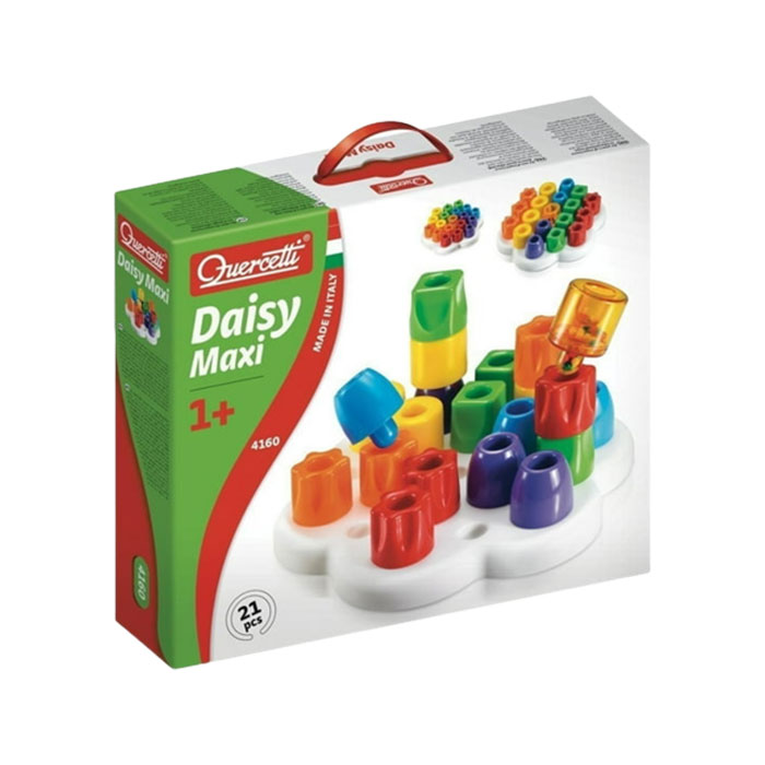 Quercetti Daisy Maxi Peg Art 21 Pieces | Mind Games Canada