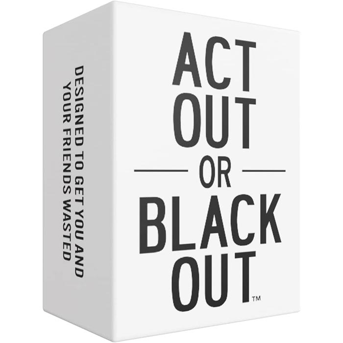 Act Out Or Black Out Card Game | Mind Games Canada