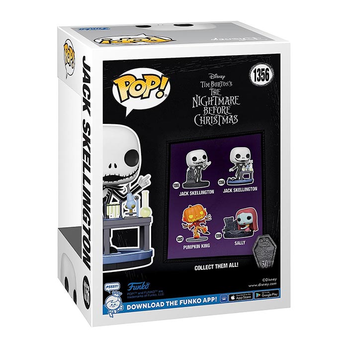Funko Pop! Disney Jack Skellington Lab The Nightmare Before Christmas ...