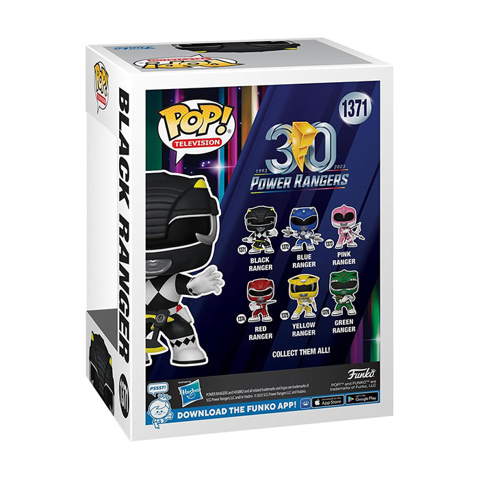 Funko Pop! Television Black Ranger Power Rangers | Mind Games Canada