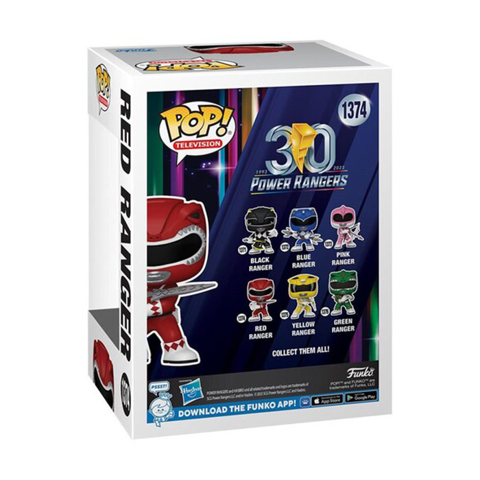 Funko Pop! Television Red Ranger Power Rangers | Mind Games Canada