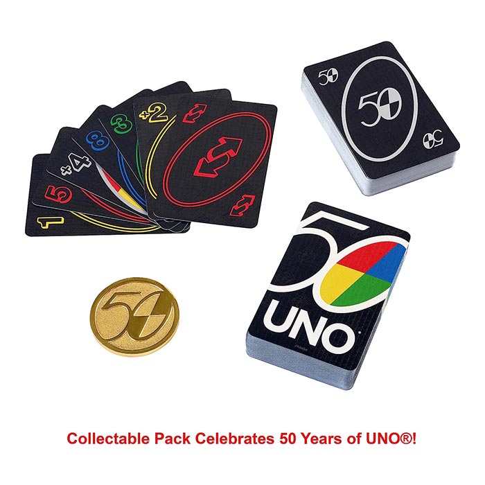 UNO Premium 50th Anniversary Wild Card Edition | Mind Games Canada