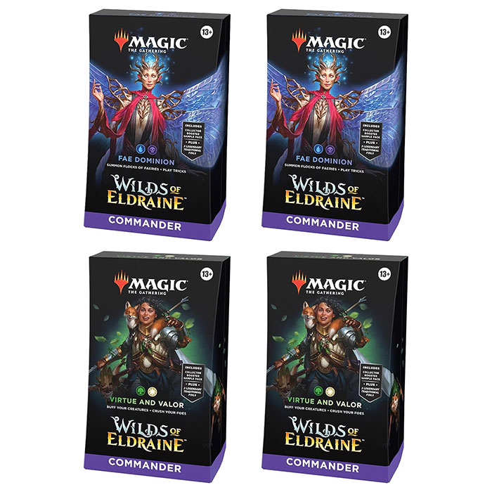 Magic The Gathering TCG: Wilds Of Eldraine Commander Deck Pack | Mind ...