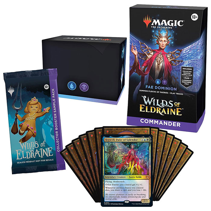 Magic The Gathering TCG: Wilds Of Eldraine Commander Deck Pack | Mind ...