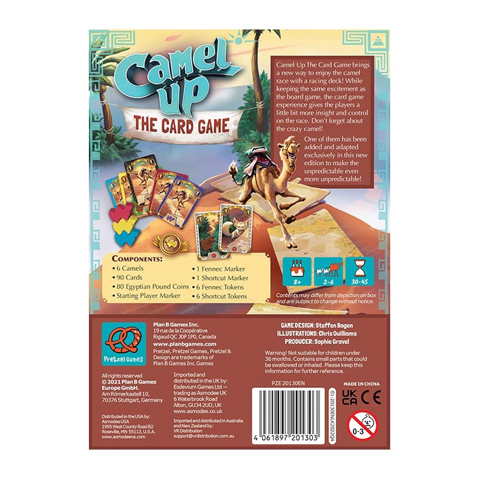 Camel Up The Card Game Action Packed Game By Pretzel Games | Mind Games ...