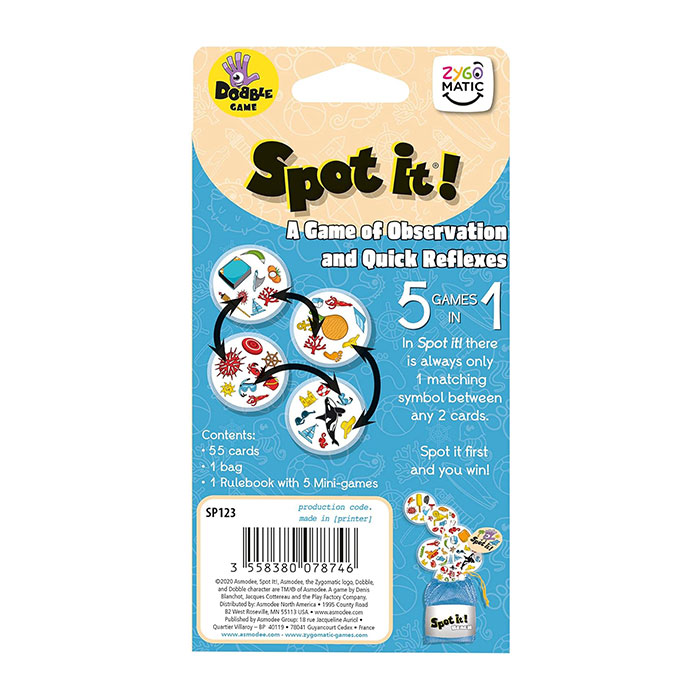 Spot It Beach Dobble Game | Mind Games Canada