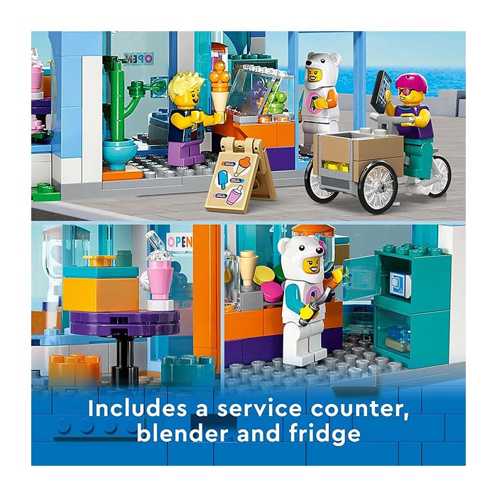 LEGO City Ice-Cream Shop Building Toy Set 296 Pcs | Mind Games Canada
