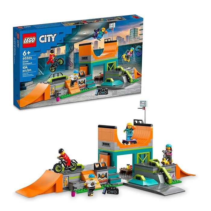 LEGO City Street Skate Park Building Toy Set 454 Pcs | Mind Games Canada