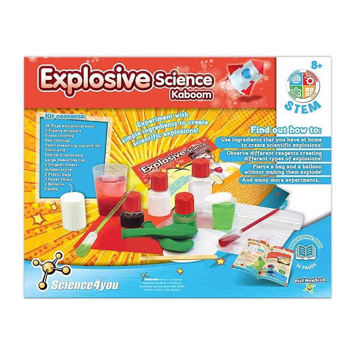 PlayMonster Science4you Kaboom Explosive Science STEM | Mind Games Canada
